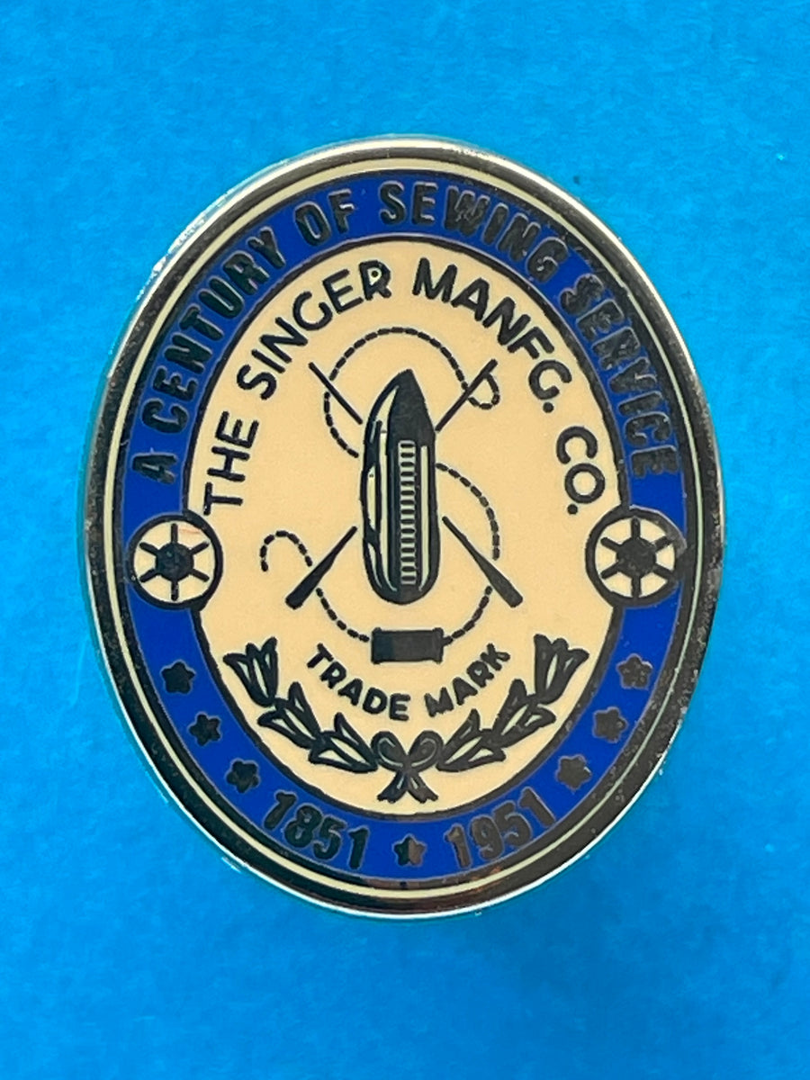 Lapel Pin - Enamel 1851 - 1951 Centennial Featherweight Badge – S and P ...