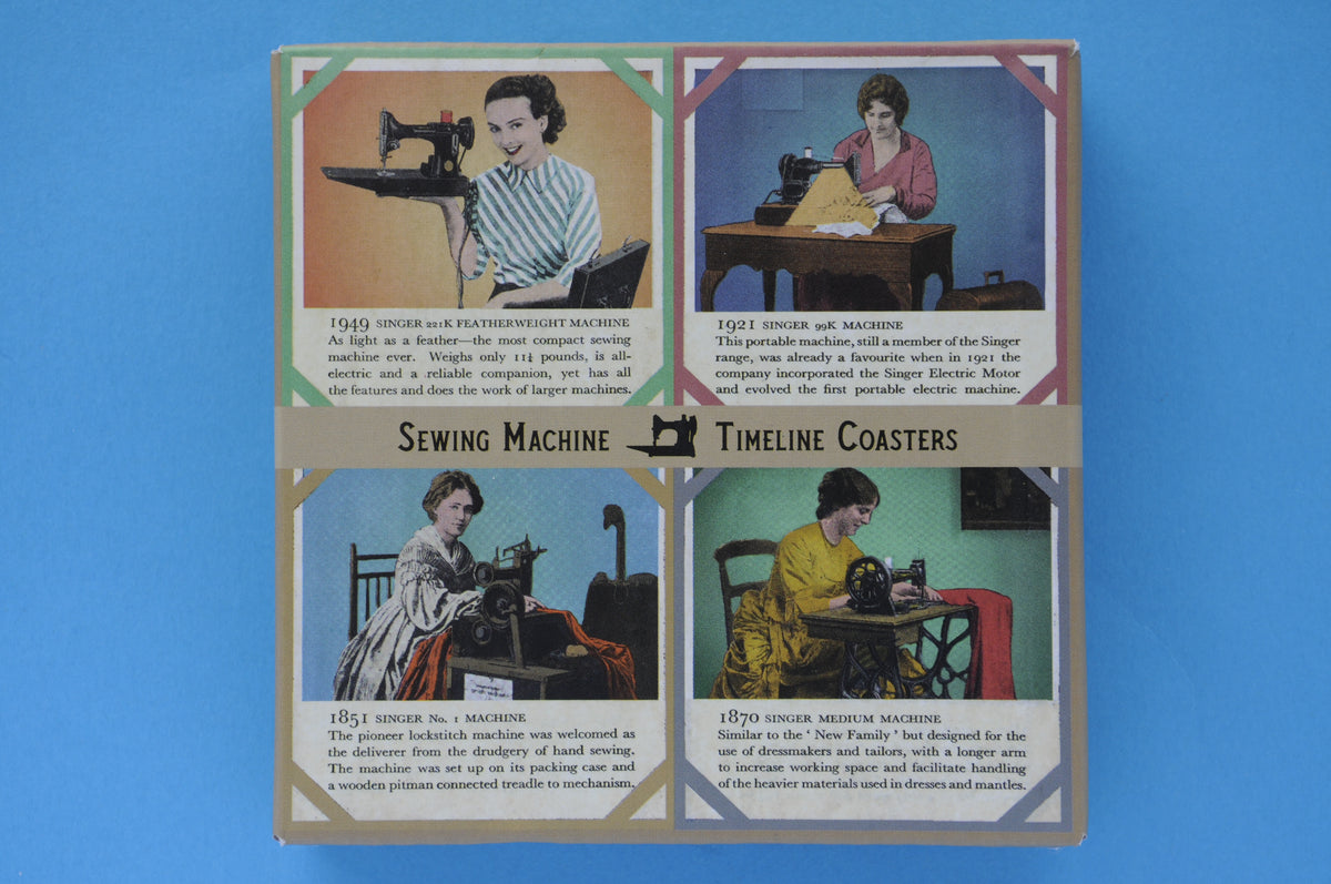Coasters, Sewing Machine Timeline – S and P Sewing Supplies