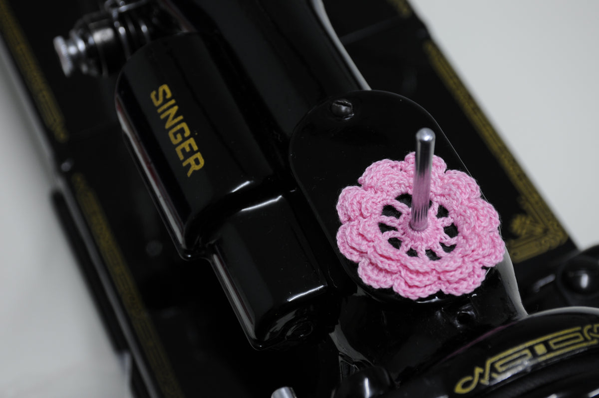 Spool Pin Doily - Pink – S and P Sewing Supplies