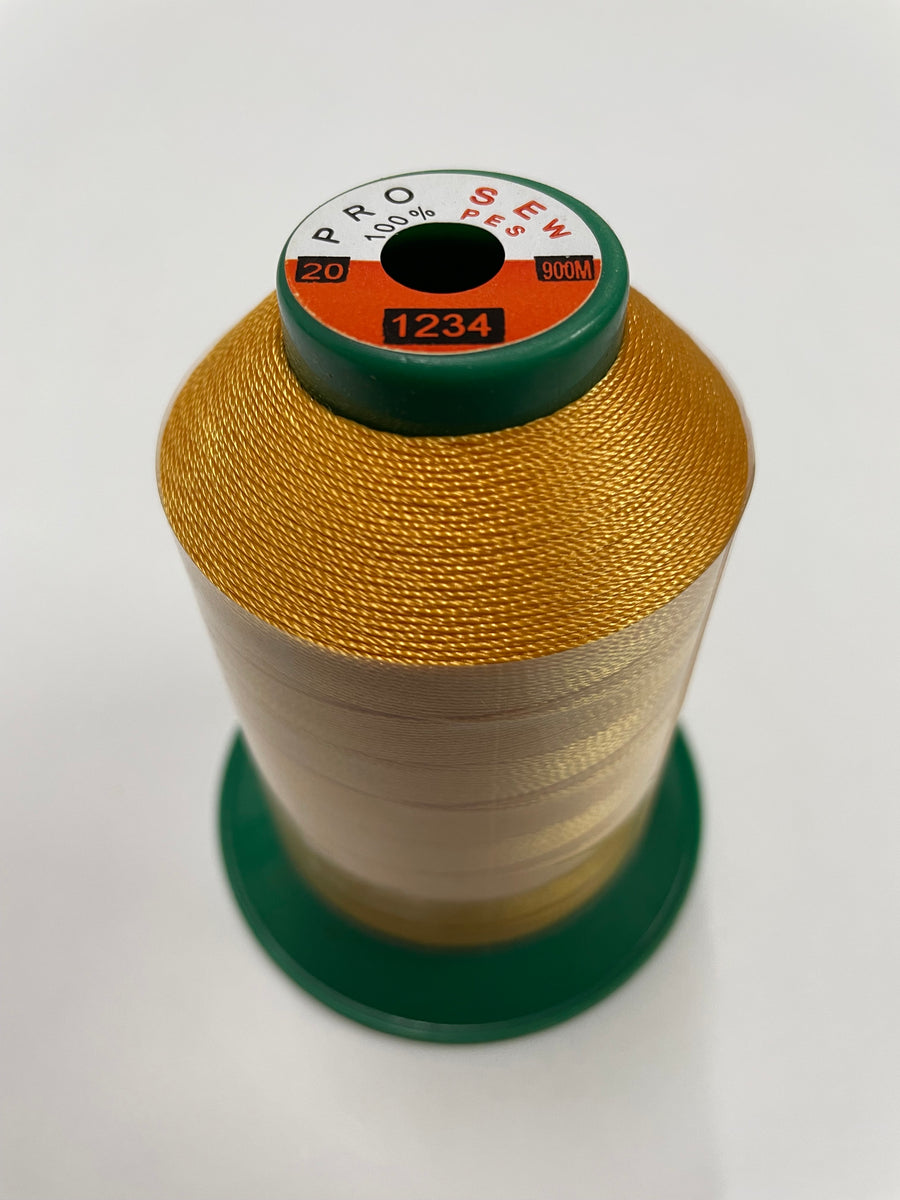 1234 - Yellow M20 Polyester Thread – S and P Sewing Supplies