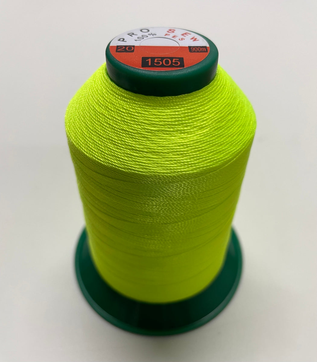 1505 - Flourecent Yellow M20 Polyester Thread – S and P Sewing Supplies
