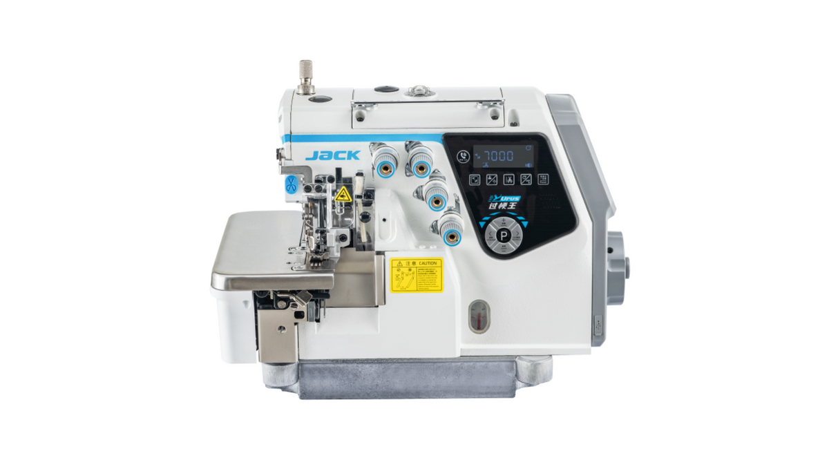 JACK C7-4-M03/333 Fully Automatic 4 Thread Industrial Overlock Sewing ...